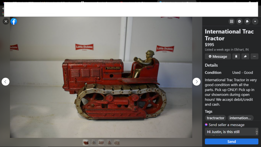 Trac Tractor - IH Toys, Memorabilia & Collectibles - Red Power Magazine ...