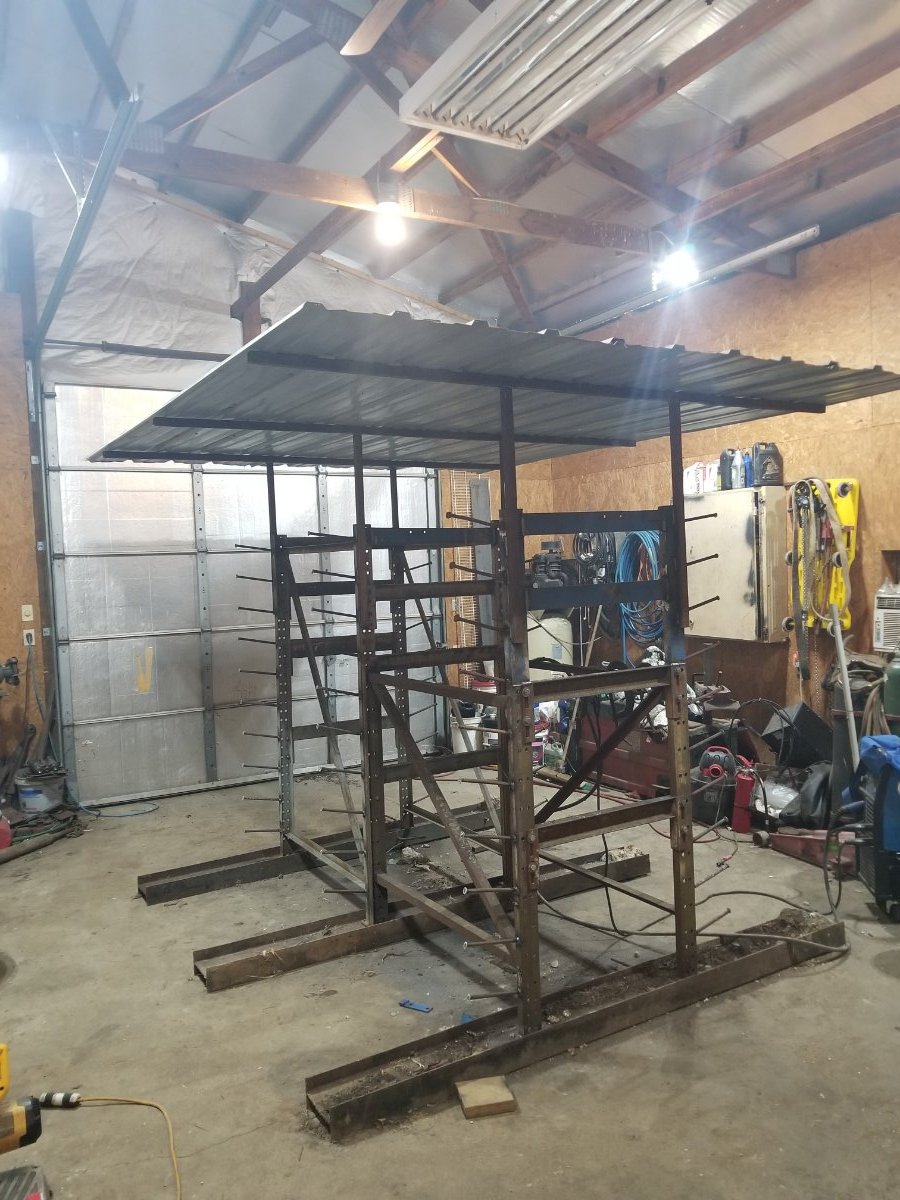 Scrap metal rack from scrap metal. - General Chat - Red Power Magazine ...