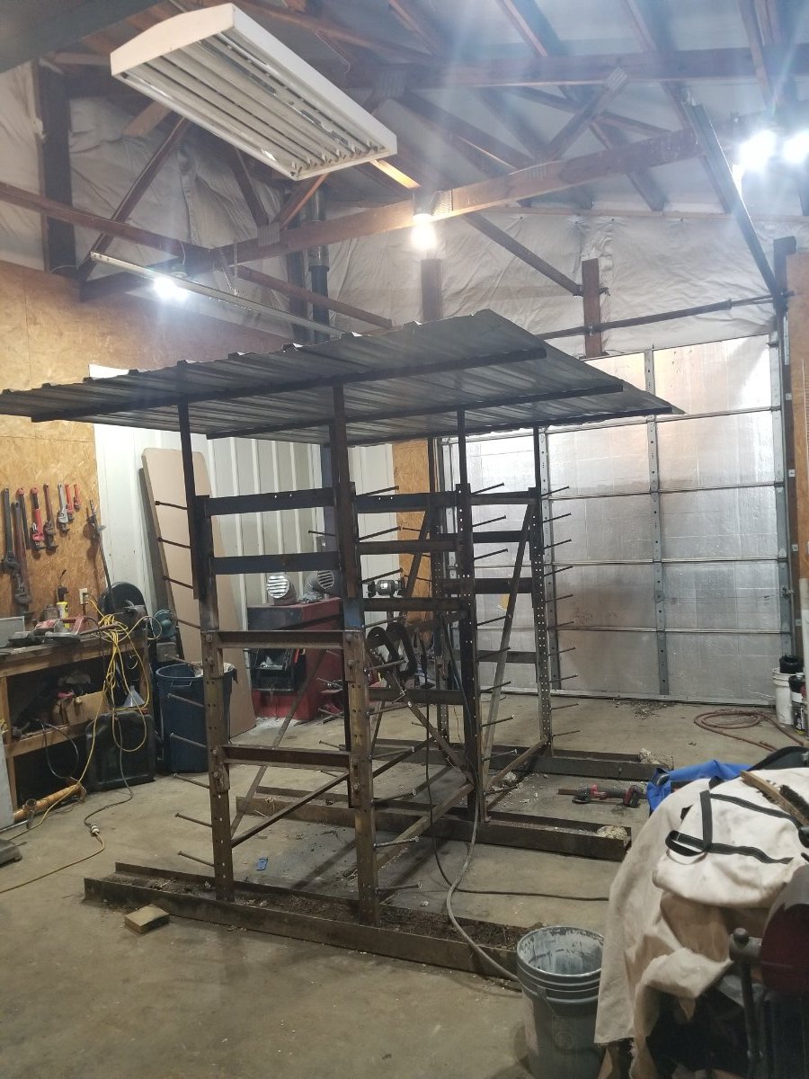 Scrap metal rack from scrap metal. - General Chat - Red Power Magazine ...