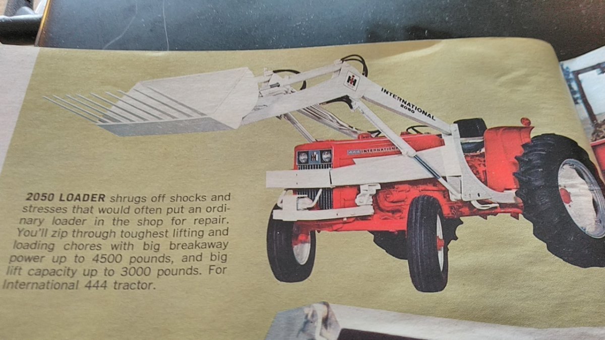 Newer loader options for a 2444 - Technical IH Talk - Red Power ...