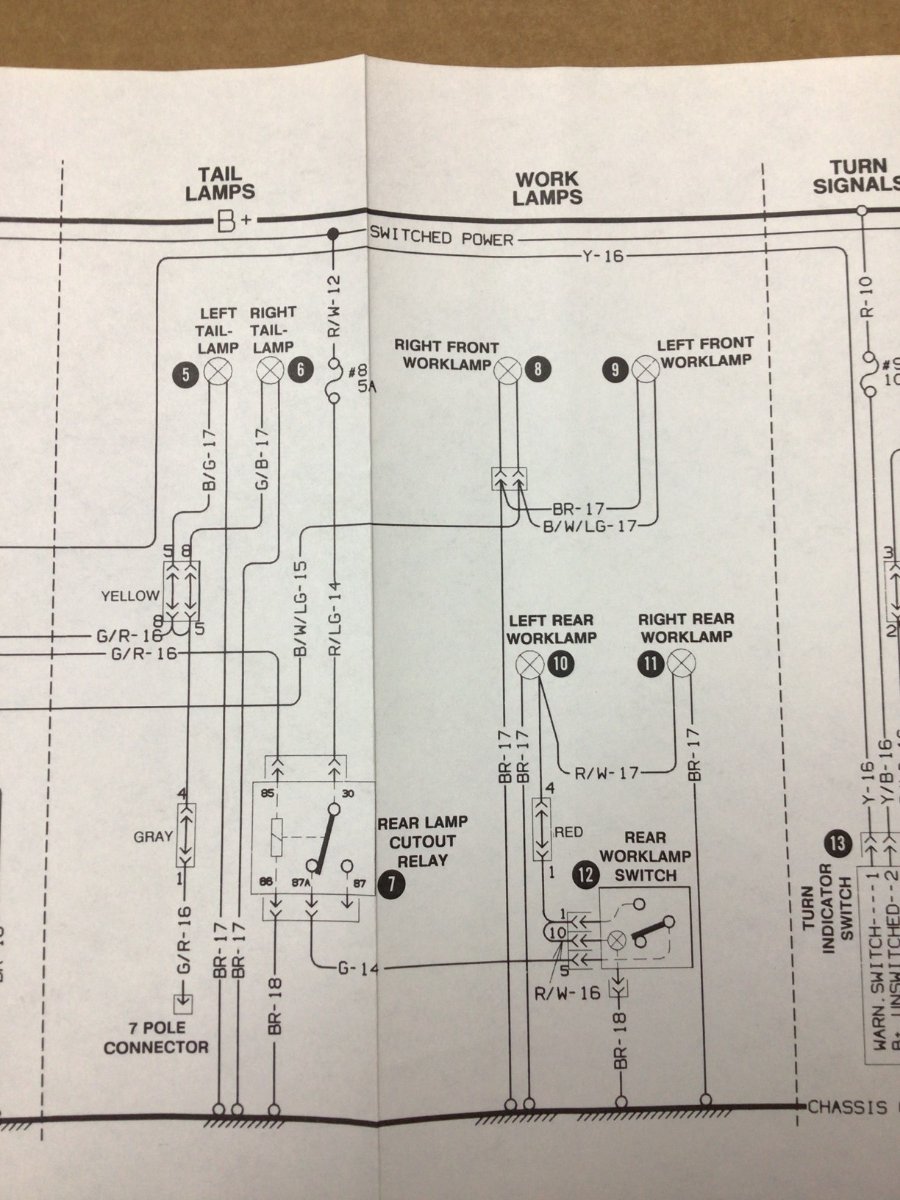 Case IH 885XL - issues with lighting, flashers and wiring - Technical ...