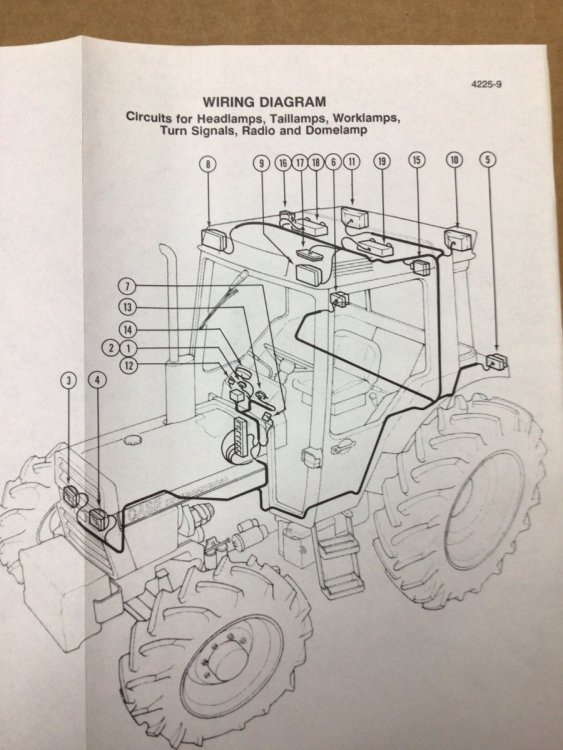Case IH 885XL - issues with lighting, flashers and wiring - Technical ...