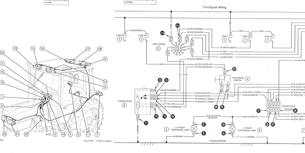 Case IH 885XL - issues with lighting, flashers and wiring - Technical ...