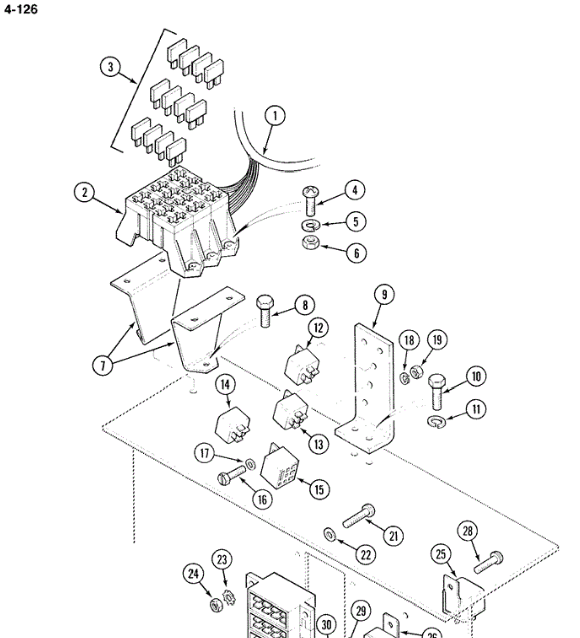 Case IH 885XL - issues with lighting, flashers and wiring - Technical ...