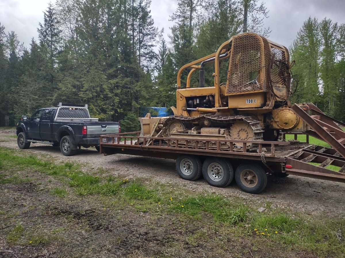 Straight truck hauling backhoe - General Chat - Red Power Magazine ...
