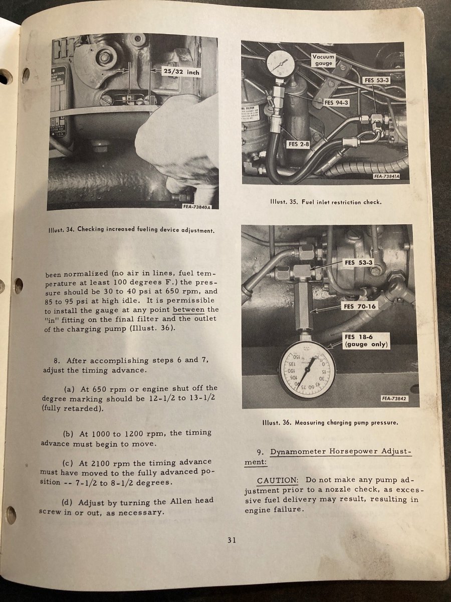 RD pump settings - Technical IH Talk - Red Power Magazine Community