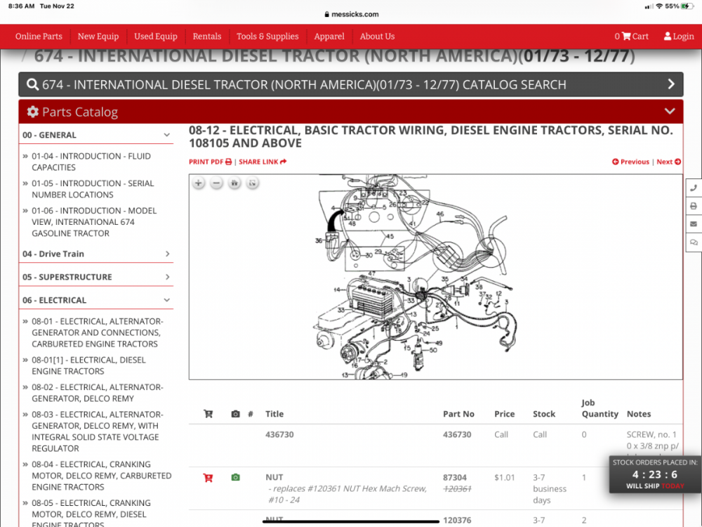 IH 674 diesel Battery group - Technical IH Talk - Red Power Magazine ...