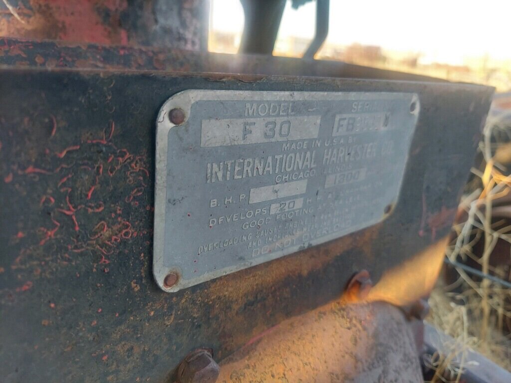 f30 restoration - Projects, Builds, & Restorations - Red Power Magazine ...