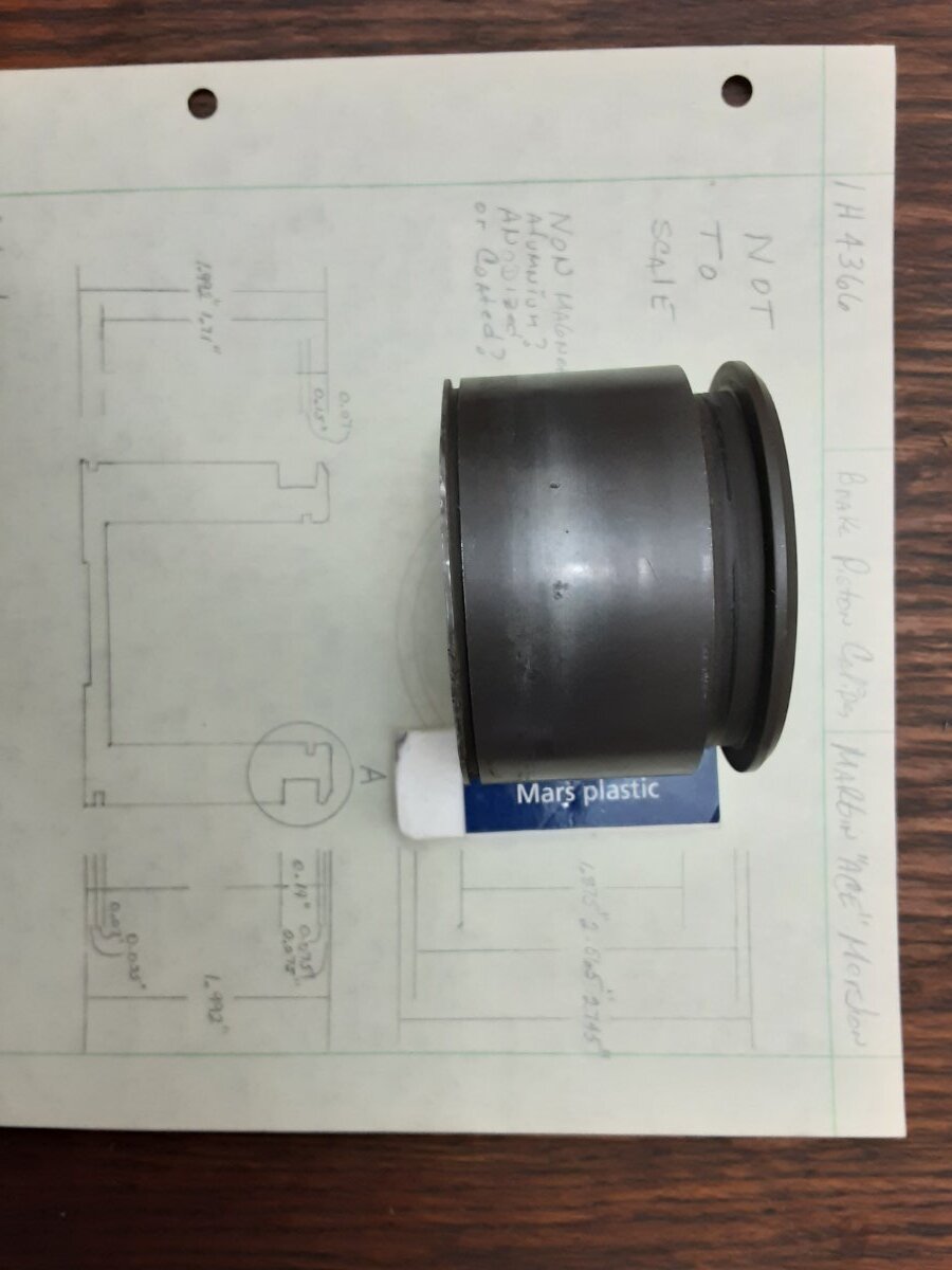 4366 brake caliper piston and 4568, early 4386 and 4586 - Technical IH ...