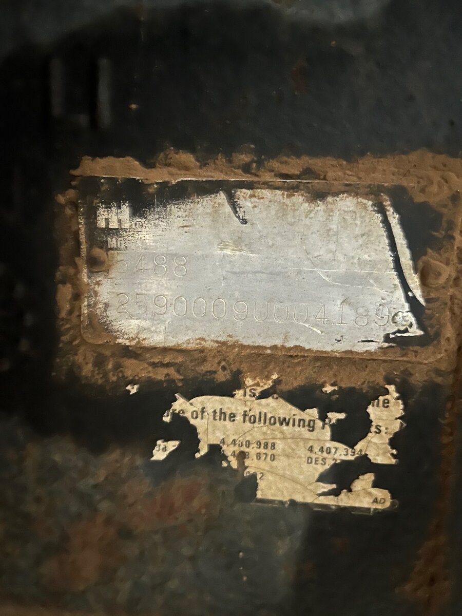 5488 serial number registry? - Technical IH Talk - Red Power Magazine ...