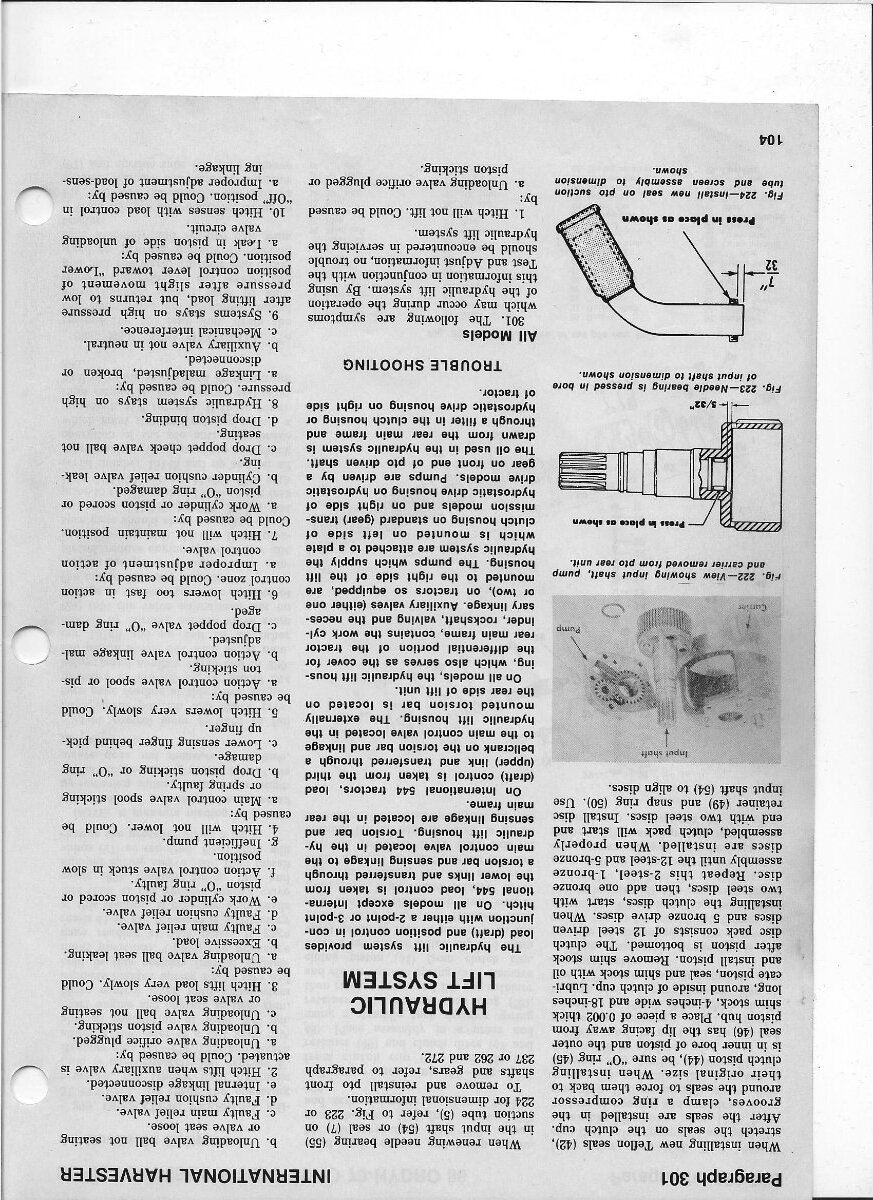 656 3 point problems - Technical IH Talk - Red Power Magazine Community