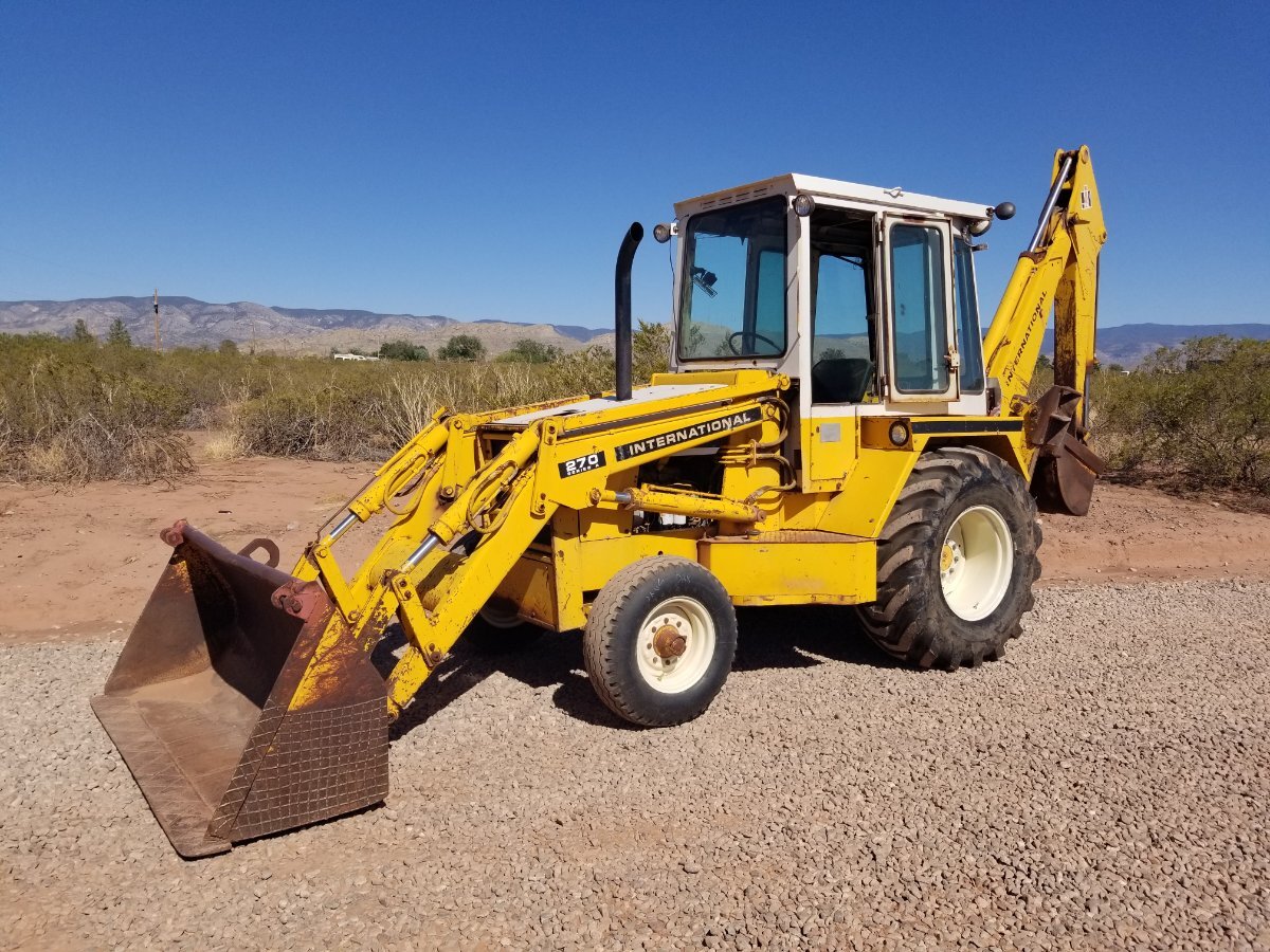 International 270A backhoe - Page 2 - IH Construction Equipment - Red ...