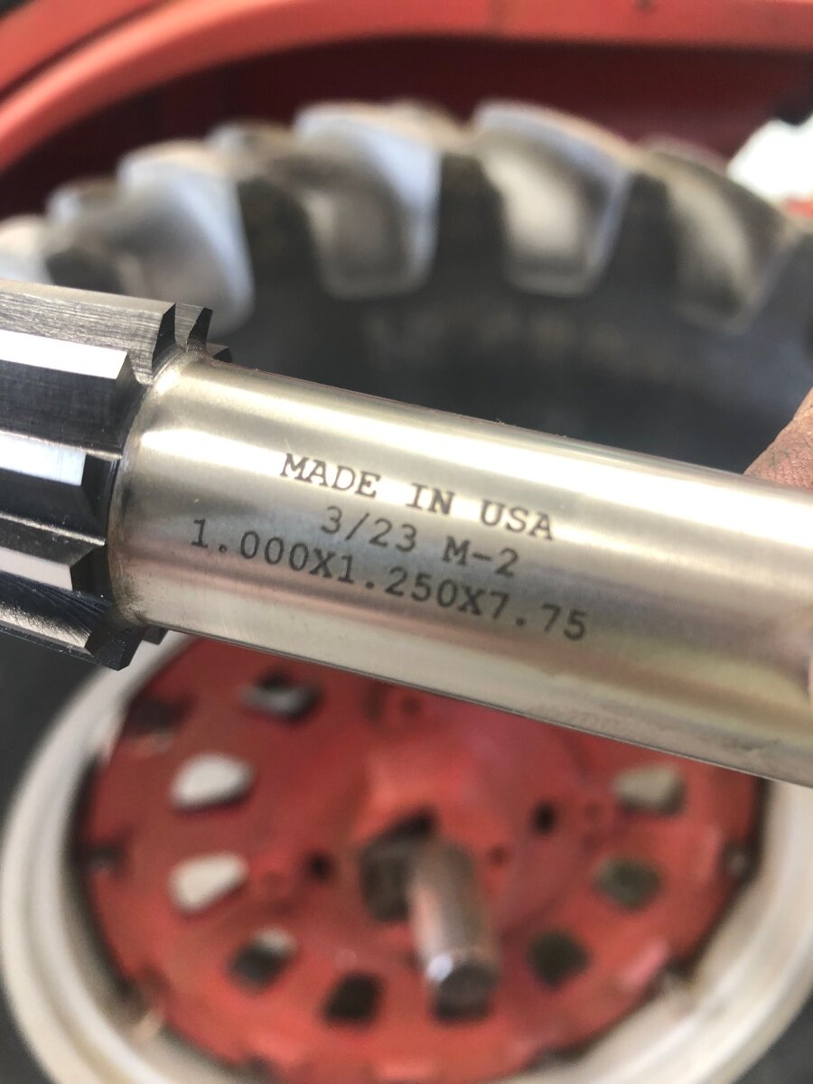 1066. Ream axle for tapered steering pin - Technical IH Talk - Red ...