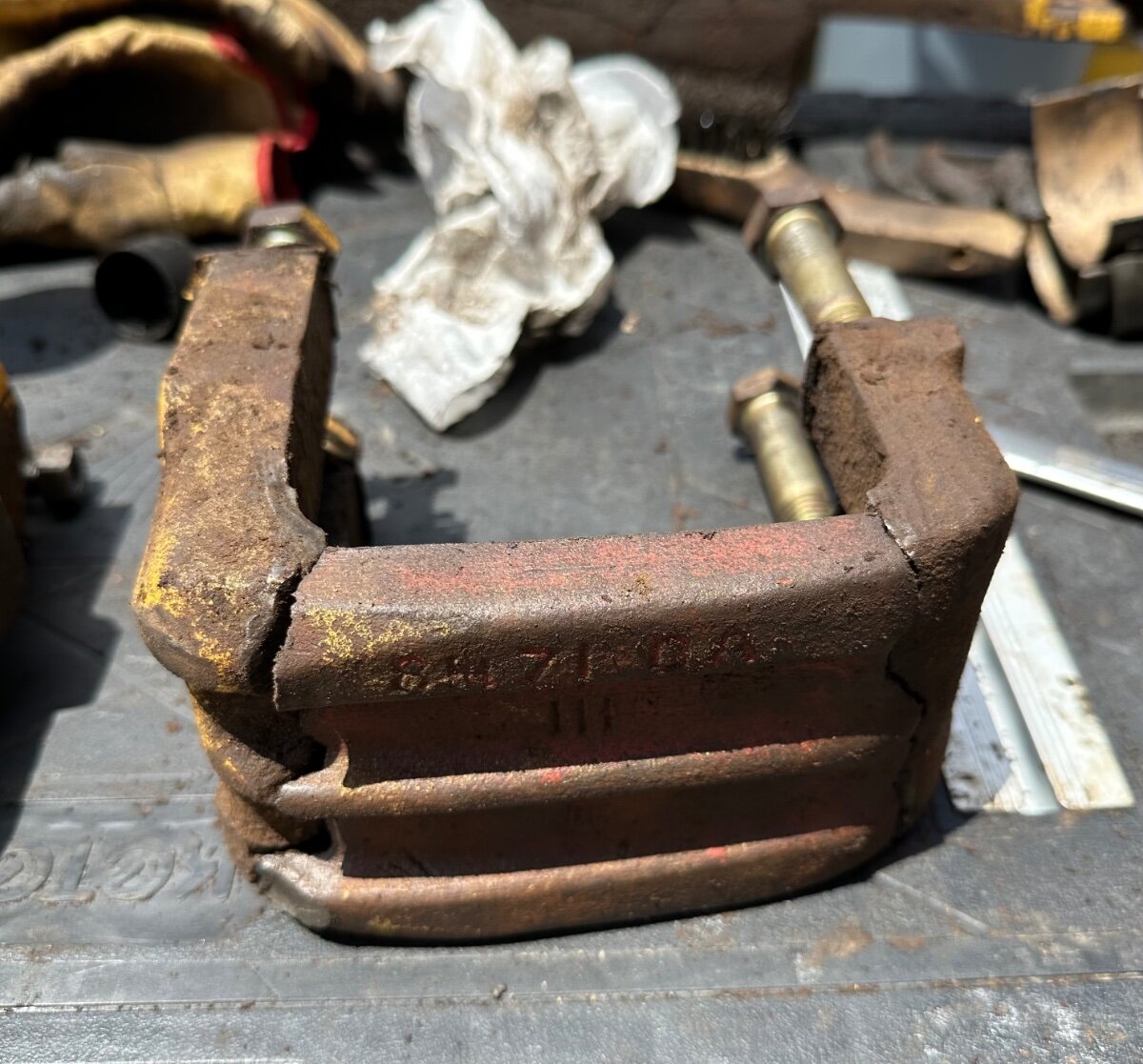 Broken Diagonal Brace on 1950 TD-9, Safe to Drive it? - IH Construction ...