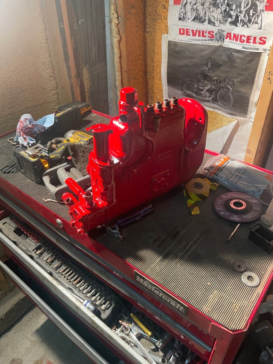 TD14 dozer runs on gas but won't swap over to Diesel. Injector and pump ...