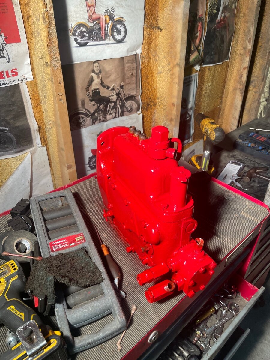 TD14 dozer runs on gas but won't swap over to Diesel. Injector and pump ...