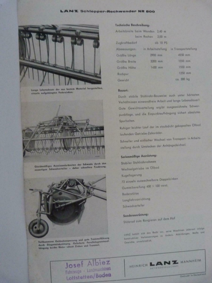 Heinrich Lanz AG. Mannheim - General Chat - Red Power Magazine Community