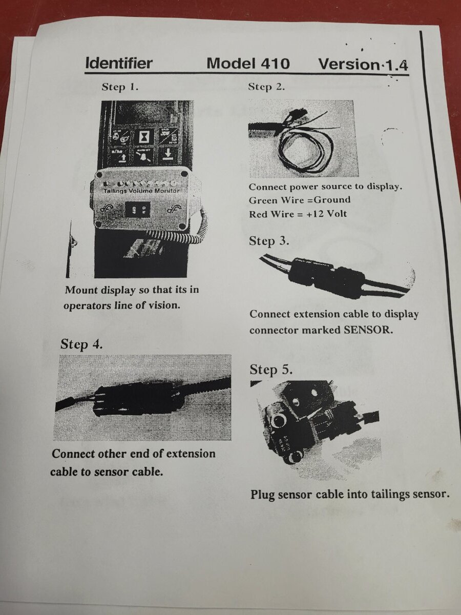 Tailings monitor for 1400 series combine - Technical IH Talk - Red ...