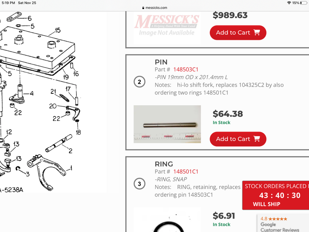 1486 range shifter shaft. - Technical IH Talk - Red Power Magazine ...