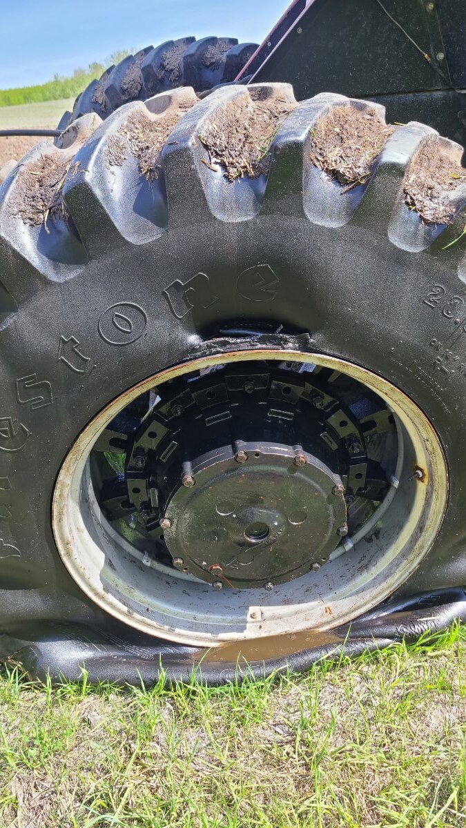Crack along the bead on tractor tire. - General Chat - Red Power ...