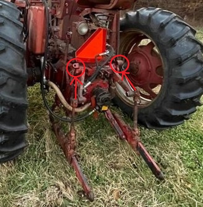 Farmall 450 Hydraulic pump location - Technical IH Talk - Red Power ...