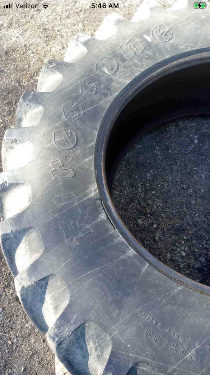 Crack along the bead on tractor tire. - General Chat - Red Power ...