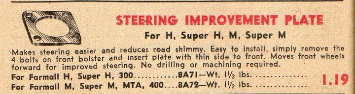 Farmall H front bolster - Technical IH Talk - Red Power Magazine Community