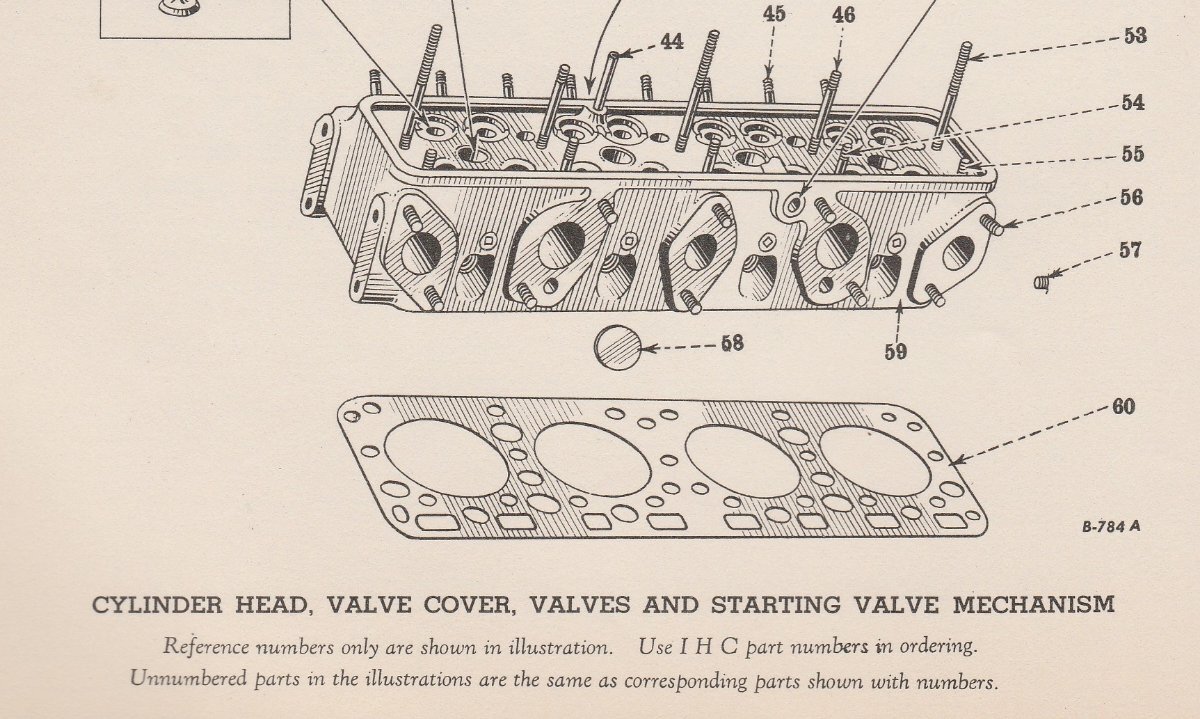 WD6 MD cylinder head weird frost plug - Technical IH Talk - Red Power ...