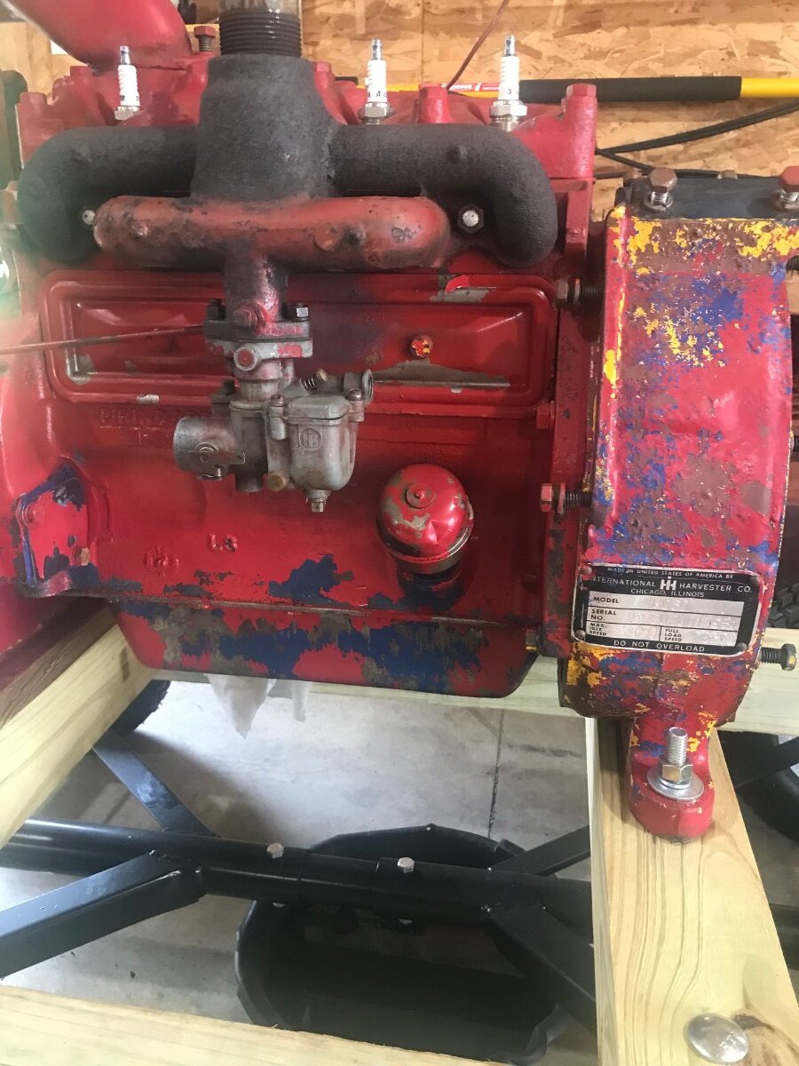 UC-60 Power Unit Painted Blue - IH Engines - Red Power Magazine Community
