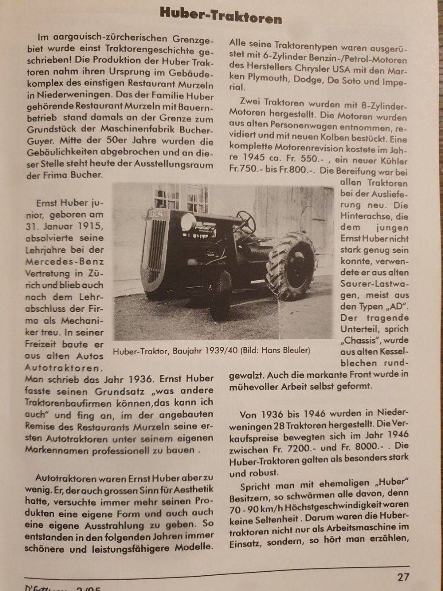 Huber Tractors - General Chat - Red Power Magazine Community