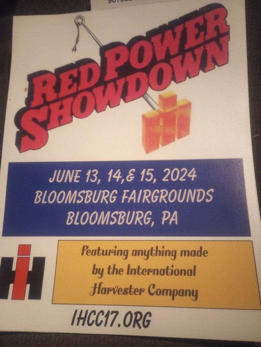 2024 Redpower showdown . Chapter 17 IHC club 30th anniversary ...