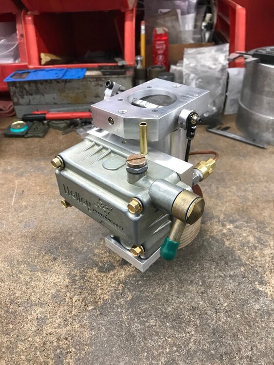 Billet Updraft Single Barrel Carbs - Projects, Builds, & Restorations ...