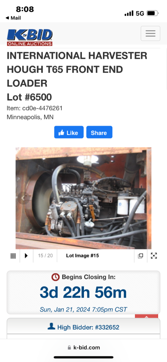 Nice old loader - General Chat - Red Power Magazine Community