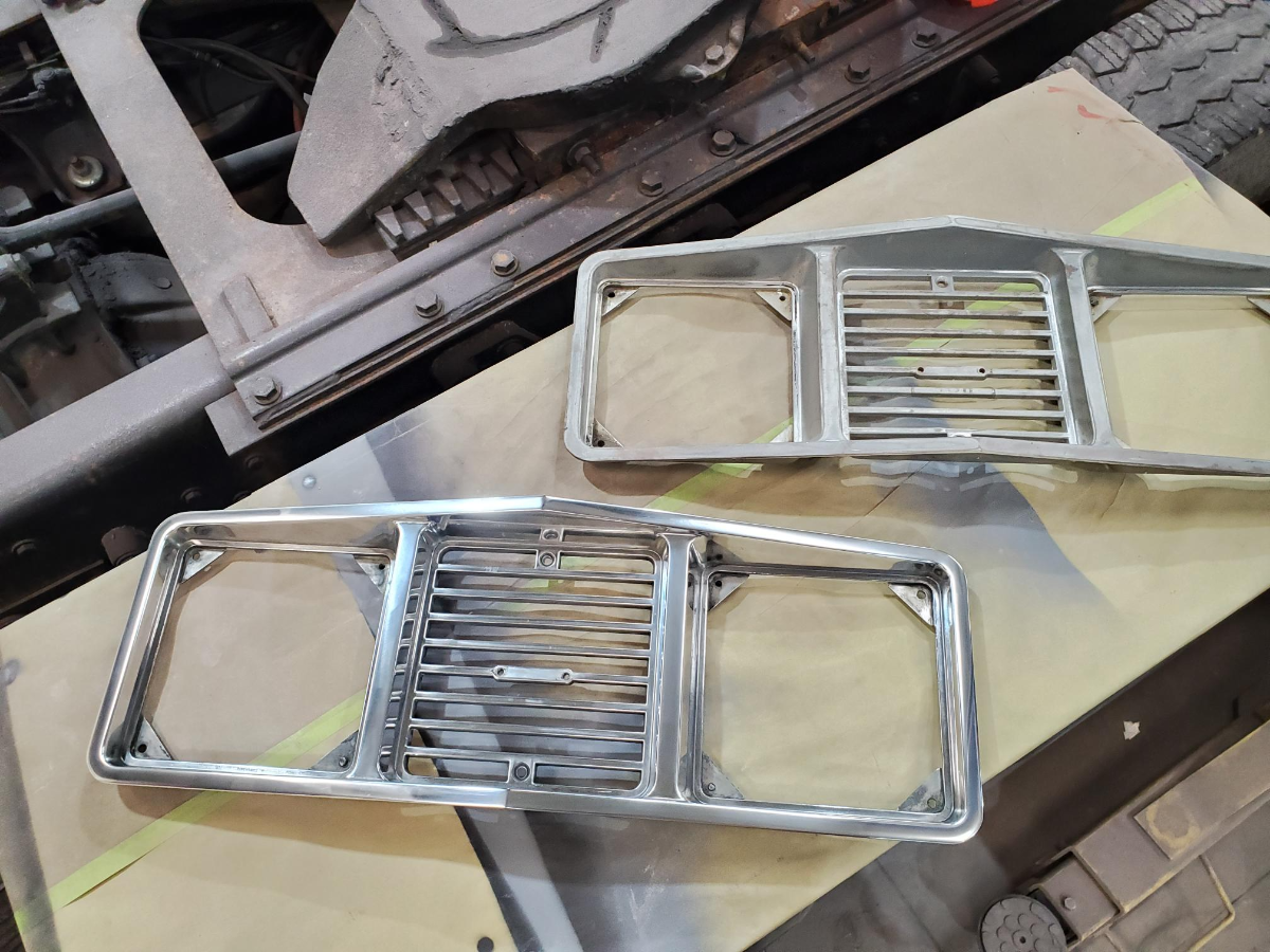 Polished or Chrome 66 Series Headlight Mounting Panel - Projects ...