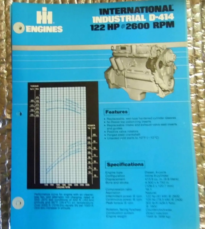 D-414 power unit - Technical IH Talk - Red Power Magazine Community