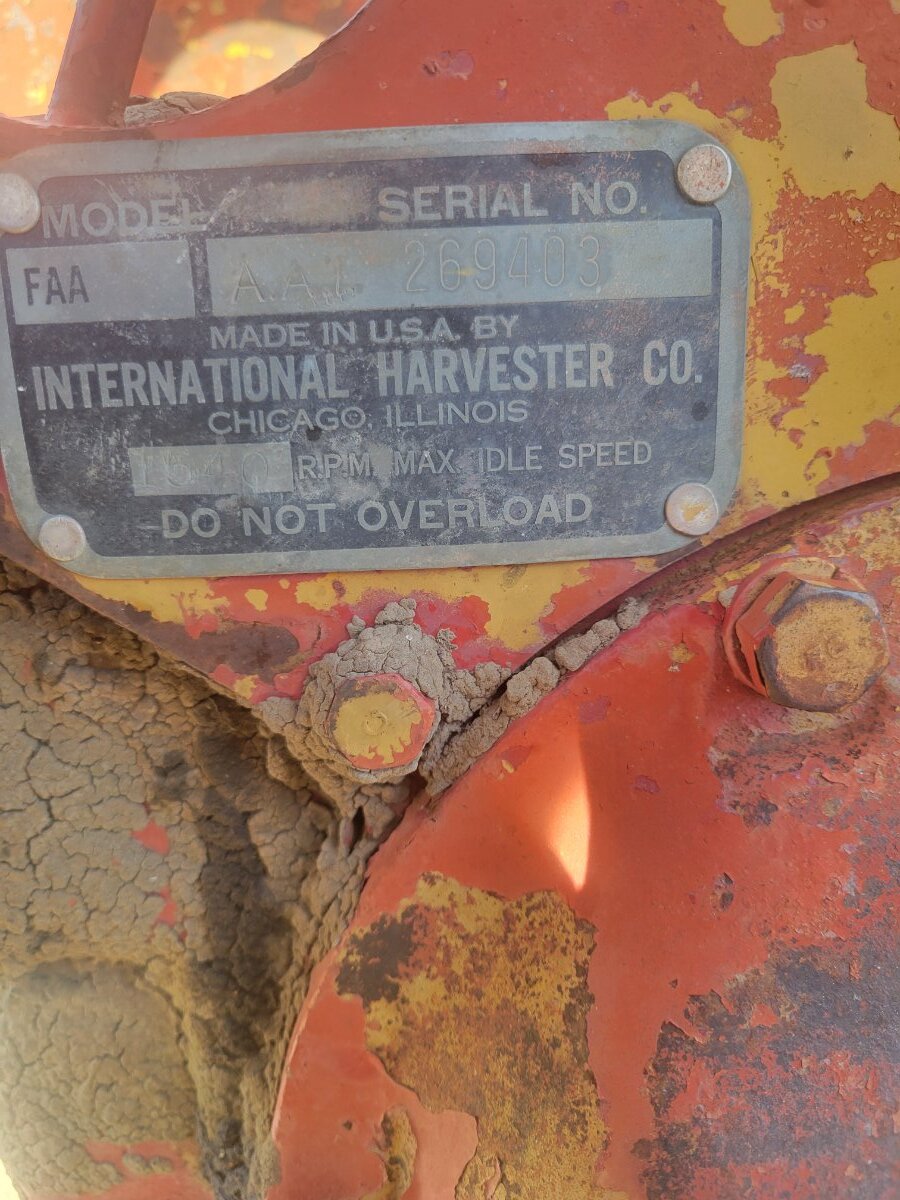Farmall A serial number help! - Technical IH Talk - Red Power Magazine ...