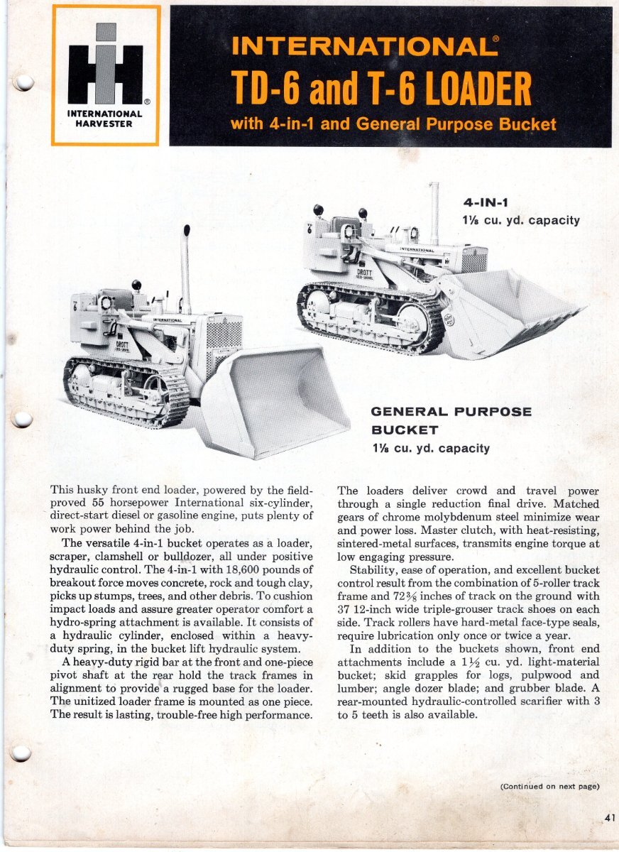 Just bought a 100 Loader - IH Construction Equipment - Red Power ...