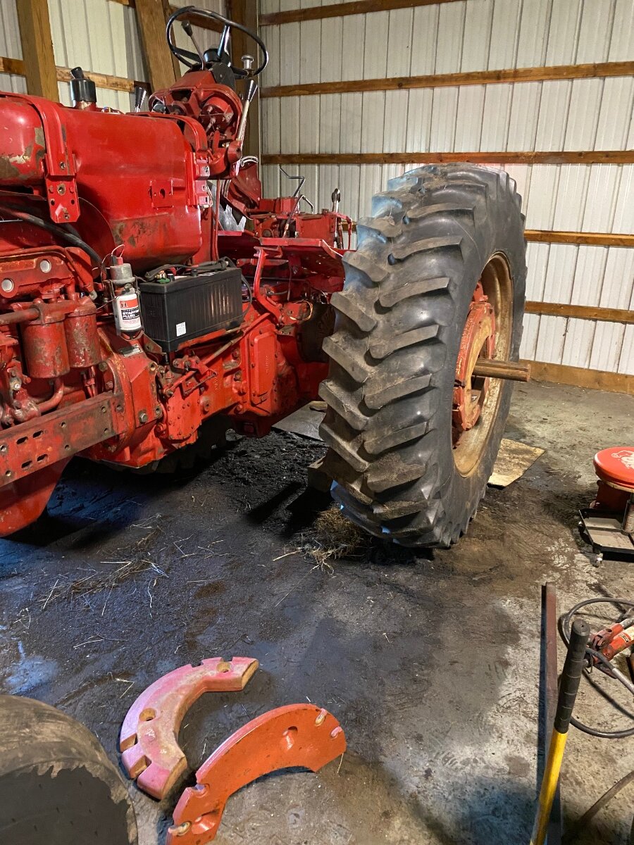 Finally got the 1256 resto project started - General Chat - Red Power ...