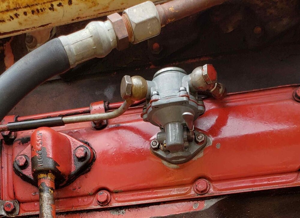 IH 574 Diesel - fuel lift pump IN vs OUT flow aren't equal (lower ...