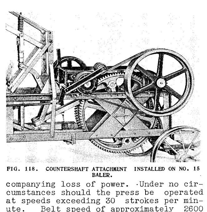 IHC No. 15 Hay Press: Flat Belt Pulley Sources - Technical IH Talk ...