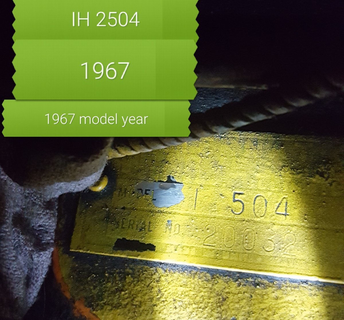 IH 2504 D188 w Loader Backhoe - IH Construction Equipment - Red Power ...