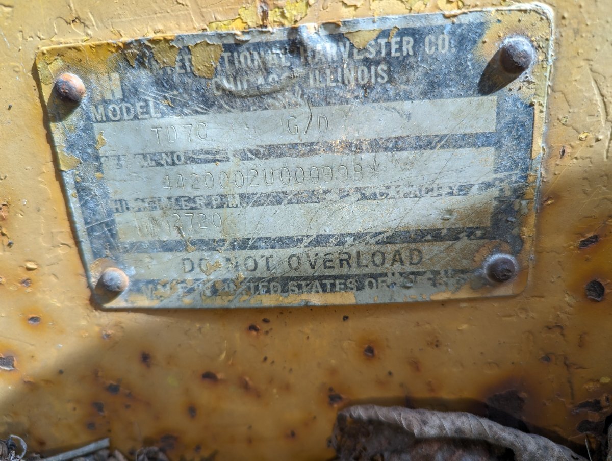 IH construction equipment serial numbers & engine xrefs - IH ...