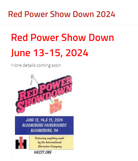 Red Power Showdown - General Chat - Red Power Magazine Community