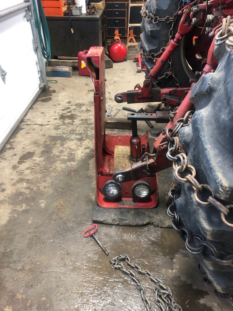 Farmall H PTO Shield Straightening - Technical IH Talk - Red Power ...