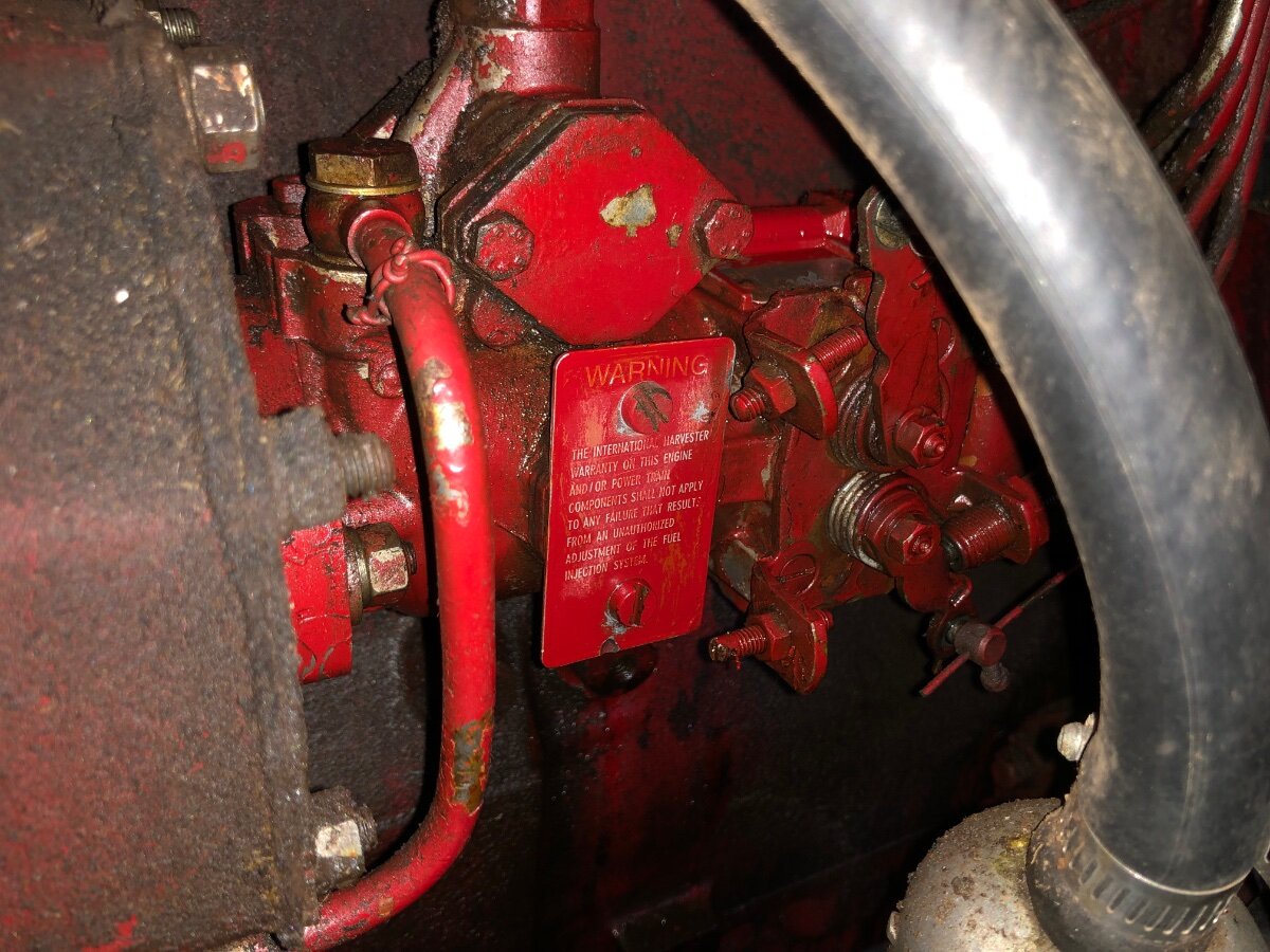 IH 784 injection pump - General Chat - Red Power Magazine Community