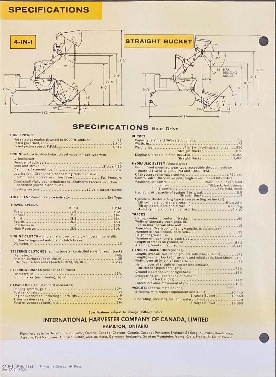 International Drott A150K3 - IH Construction Equipment - Red Power ...