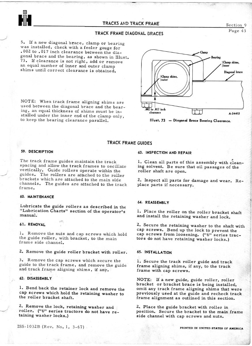 T9 Track Frame Diagonal Brace Clamp Shims. Help. - Technical IH Talk ...
