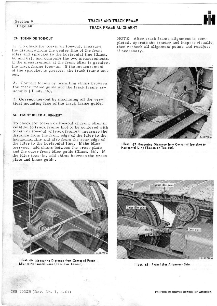 T9 Track Frame Diagonal Brace Clamp Shims. Help. - Technical IH Talk ...