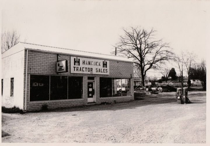 My Dads International dealership just before we opened in late 1975 ...