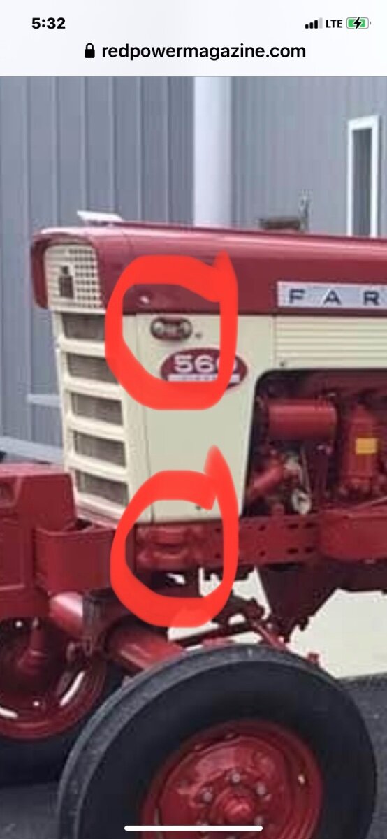 560 Farmall with factory turbocharger - General Chat - Red Power ...